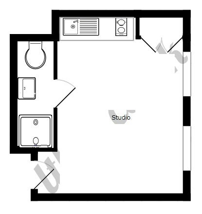 'Lovely Studio Bedsit Flat in Hayes UB3' Room to Rent from SpareRoom