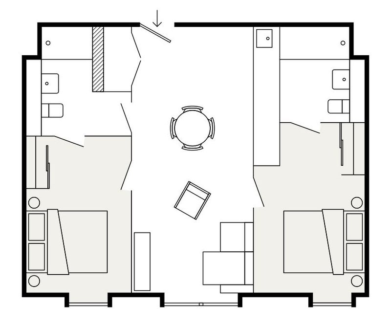 'Room available: Modern 2 bed ensuite - City Centre' Room to Rent from ...