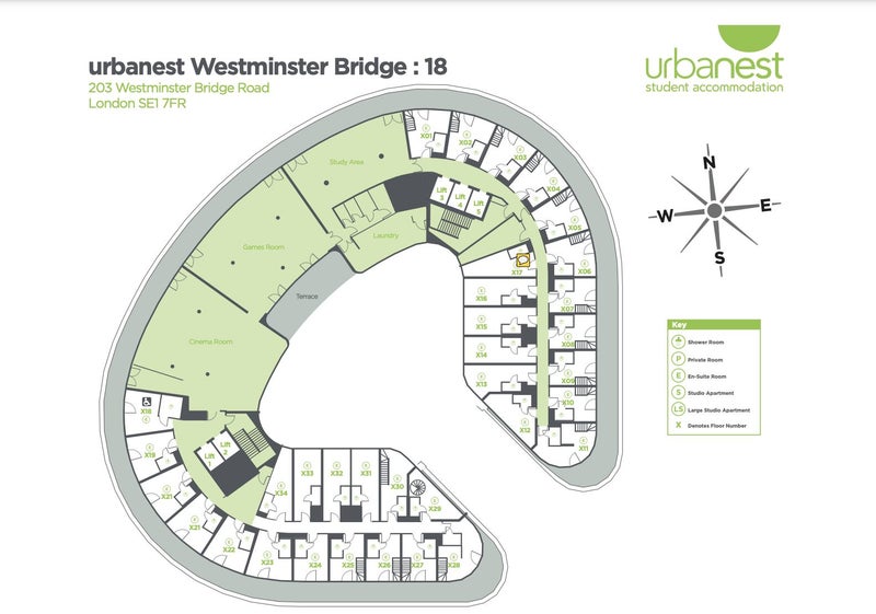 'Urbanest Westminster Bridge Student Accomadation' Room to Rent from ...