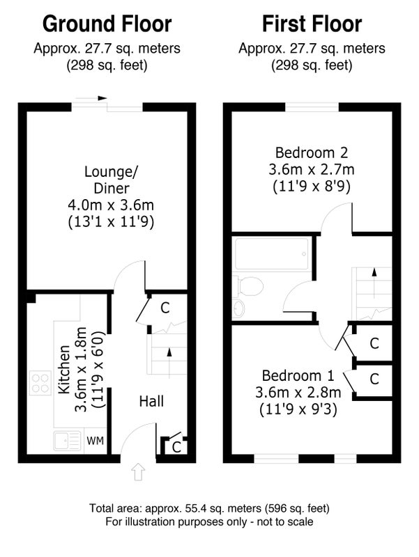 'Furnished 2 bedroom house to let in New Cross SE14' Room to Rent from ...